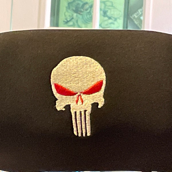 The Punisher Embroidery Design - 3 Design Sizes - Machine Embroidery ...