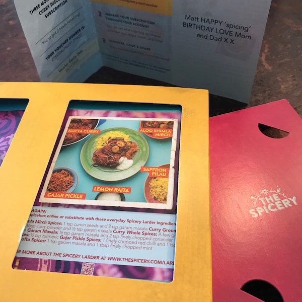 The Spicery's Curry Legend Cookbook Kit - Etsy UK
