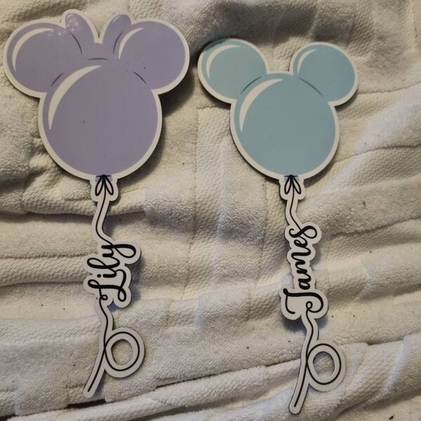 Personalised Mickey Balloon Cruise Door Magnet | Disney Cruise Magnets ...