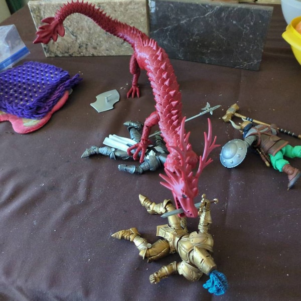 Gankra Kaiju Monster BJD Articulated Creature FREE Extra Pins and ...