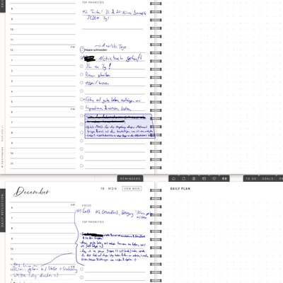 Digital Planner, Goodnotes Planner Undated, Daily Planner, Weekly ...