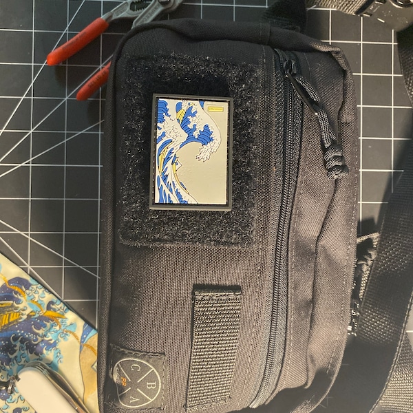 The Great Wave GITD EDC Patch *new Colourway - Etsy