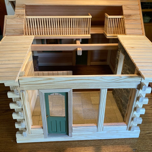 Dollhouse Siding, Log Siding for Dollhouse - 24" Long, Sold in Bundles ...