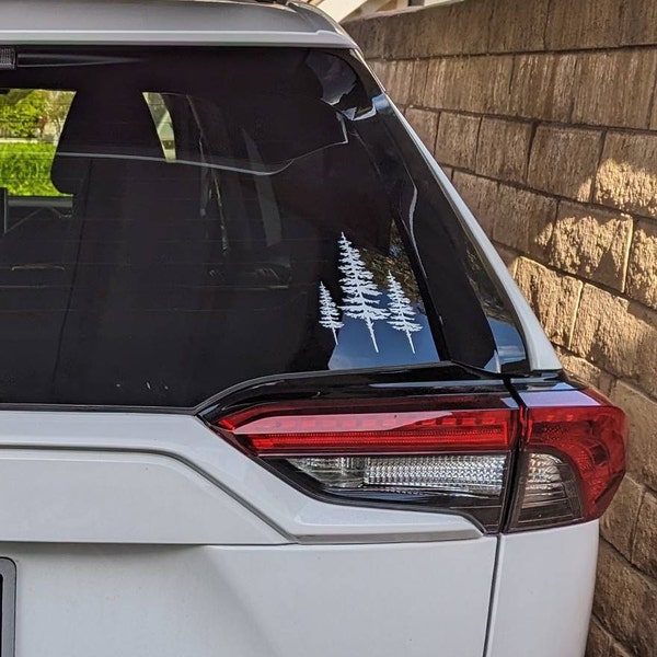 Fir Trees Vinyl Decal - Vinyl Sticker, Car Window Decal, Yeti Cup Decal ...