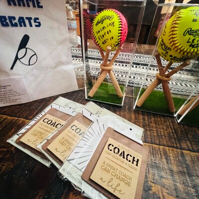 Coach Clipboard Card Holder, Coach Gift Card, Coach Appreciation Gift ...