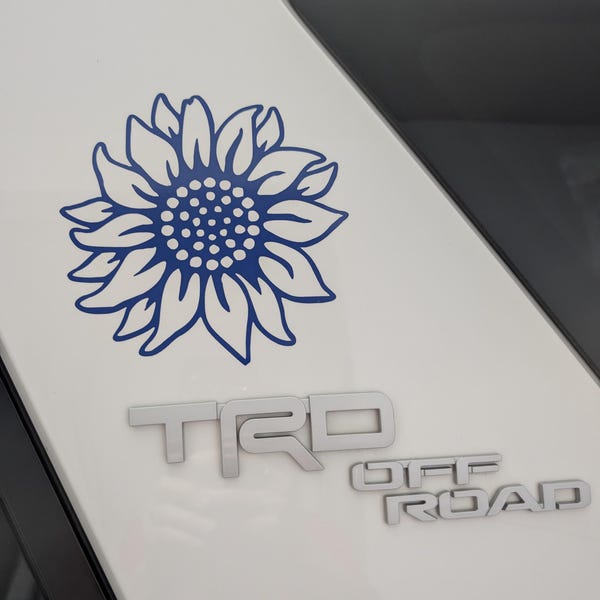 Rose Sticker, Rose Decal, Flower Sticker, Floral Car Window Decal, Rose ...