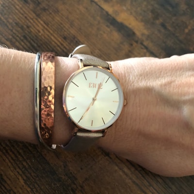 Wrist Watch Metal Band Sunray Silver Dial Bracelet Watch - Etsy