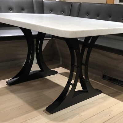 Dining Table Legs With Unique Tree Design. Premium Quality Made With ...