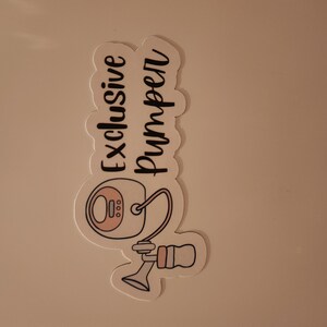 Breastfeeding Sticker Pumping Sticker Exclusive Pumper - Etsy