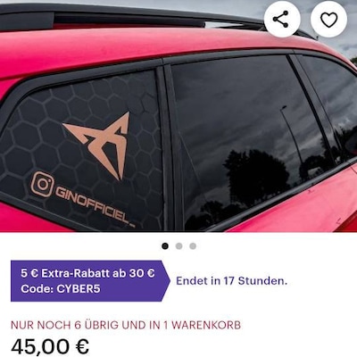 2x Front Window Stickers Corsa OPC With Circuit or GSI Matt Black / Opc ...