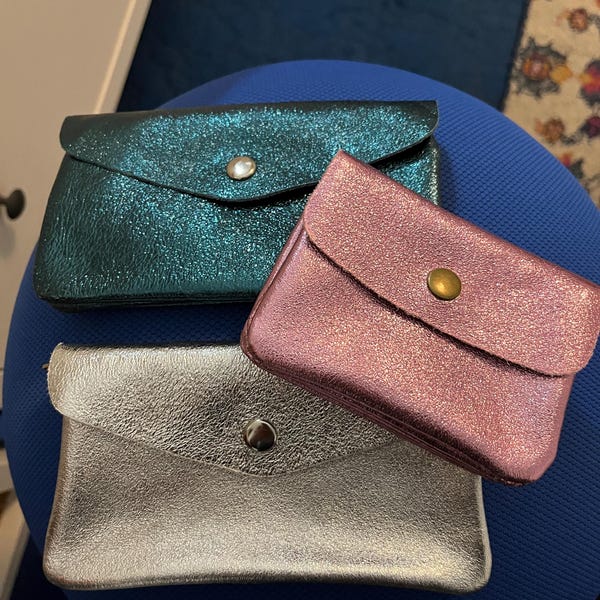 Small Leather Purse, Large Leather Purse, Coin Pouch, Coin Purse, Small ...