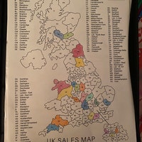 UK Postcode Sales Map, Business Sales Map, Colour in Maps, Etsy Sales ...