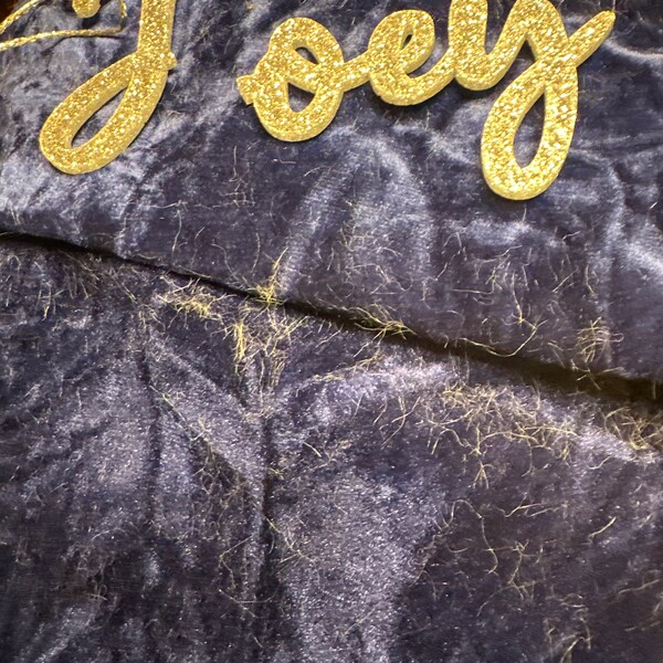 Blue Christmas Stocking, Blue Velvet Christmas Stocking, Personalized ...