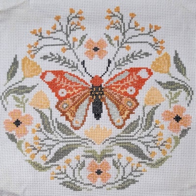 Set of 4 Vintage Cross Stitch Pattern, Victorian, Antique Cross Stitch ...