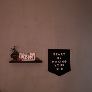 Custom Quote Banner Custom Pennant With Any Quote in Rustic Style Font ...