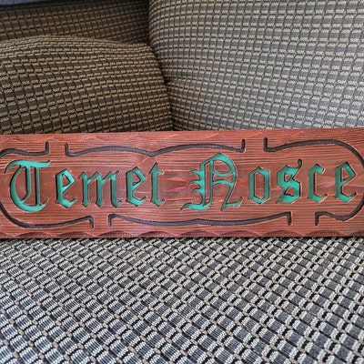 Temet Nosce Plaque Sign From the Matrix Reproduction Know Thyself - Etsy