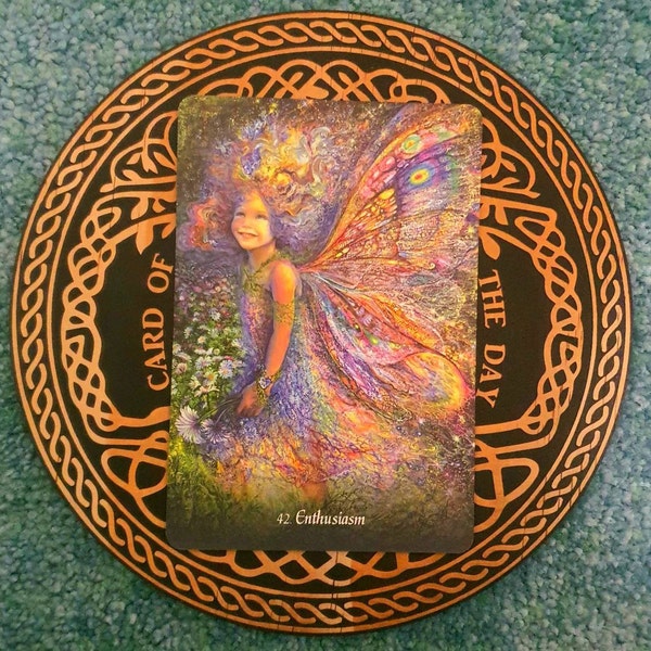 Tarot Oracle Card of the Day Board // Tree of Life Card Board // Laser ...