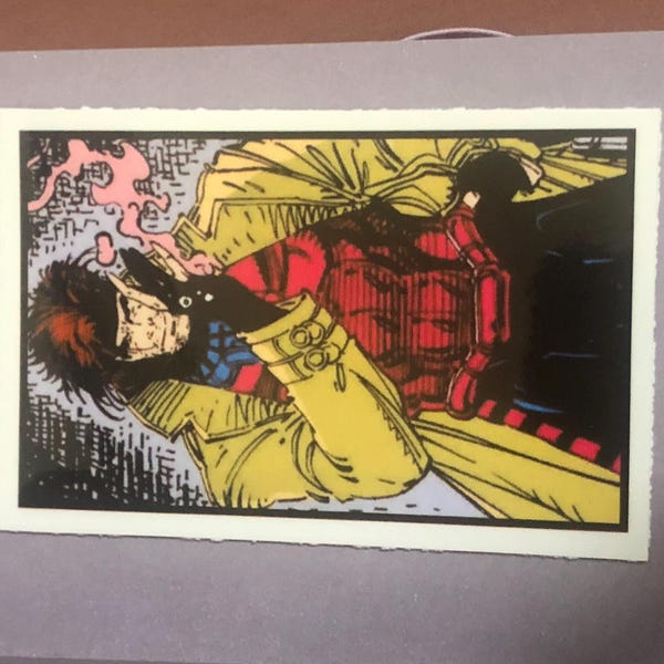 Gambit Comic Book Panel Sticker - Etsy