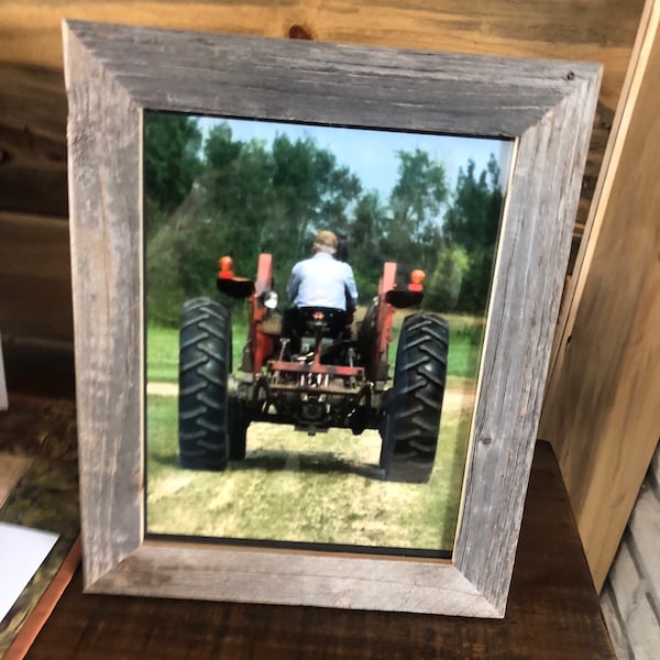 Barnwood Picture Frame - Homestead Narrow 1.5 Inch Flat Rustic ...