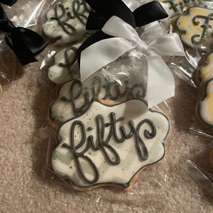 Custom Number Assortment Cookies Set of 6 Crunchy Shortbread | Etsy