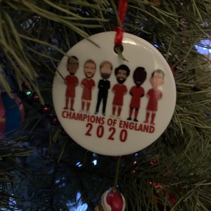 Liverpool Champions of England 2020 Christmas Tree Decoration Bauble ...