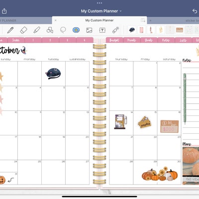Teacher Planning Pages Digital Inserts for Digital Planners - Etsy