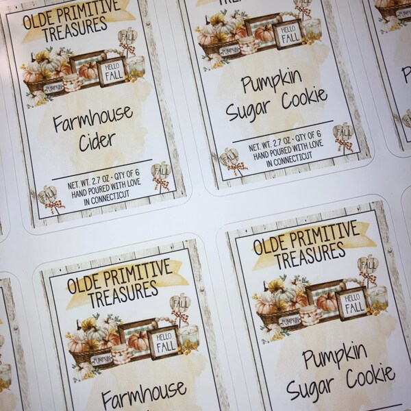 Warning Label, Editable Warning Label, 3 Inch Round Label, Candle ...