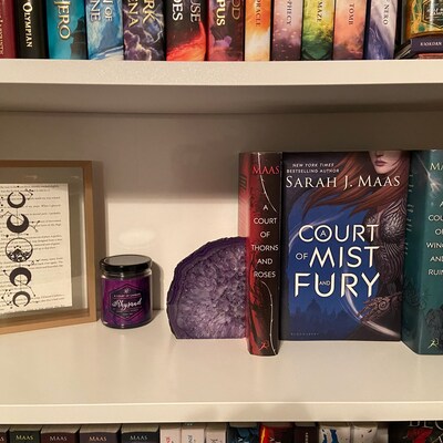 ACOTAR/ACOMAF/ACOWAR Feyre Back Tattoo Moon Phases Book Page Art Print ...