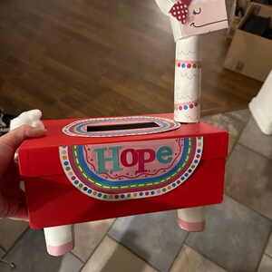 Llama Valentine Box Kit DIY Printable Box Decor Kit for Valentine's Day ...