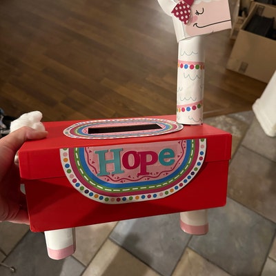 Llama Valentine Box Kit DIY Printable Box Decor Kit for Valentine's Day ...