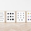 4 Frame Mockup, 4 Art Print Mockup, Set of Four, Frame Mockup Four, 4 ...