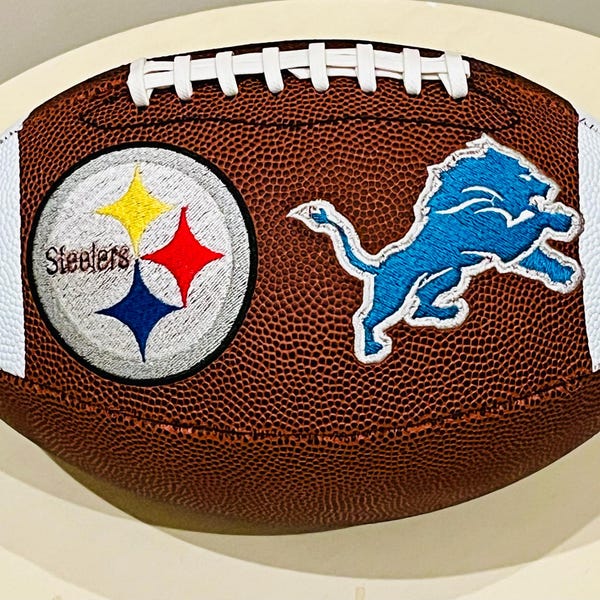 Custom Embroidered Football , Senior Gift, Parents Night, Coach Gift - Etsy