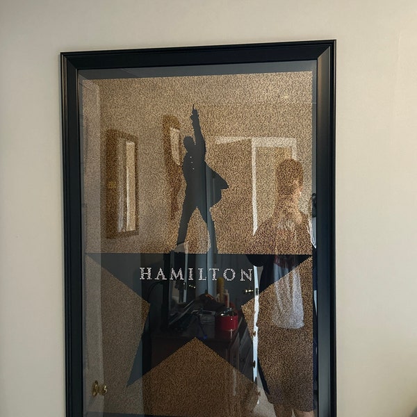 Hamilton - Handwritten Script Poster - Etsy