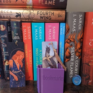 3D Printed Book Shaped Bookmark Holder Bookmark Display Book-style ...