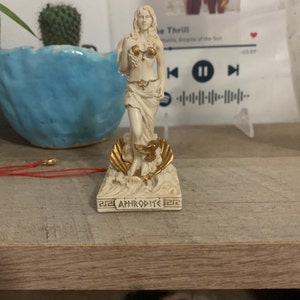 Vintage Aphrodite Mini Statue Small Hand-painted Ancient - Etsy