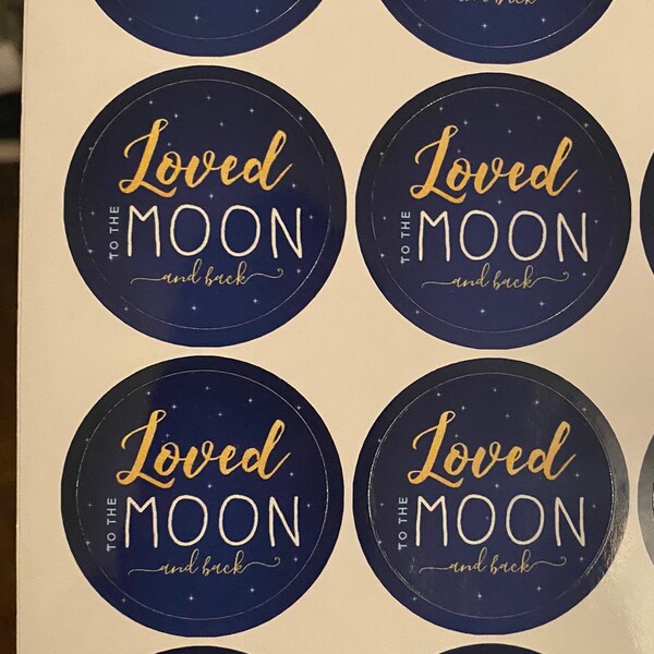 Matching Stickers, Favor Stickers, Thank You Stickers - Etsy