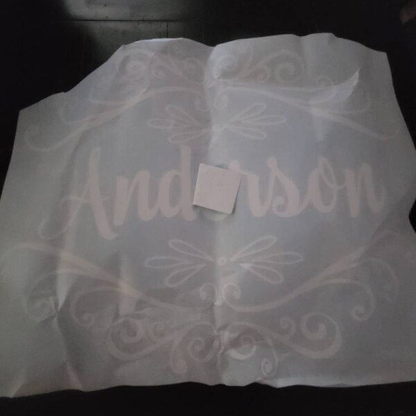 Mailbox Last Name With Vintage Frame, Last Name Decal, Curb Appeal ...