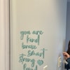 You Are Kind, Brave, Smart, Strong, Loved Vinyl Wall Mirror Decal Self ...