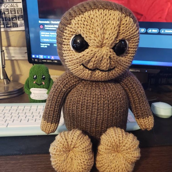 Baby Sasquatch and Yeti - Circular Knitting Machine Pdf Pattern ...
