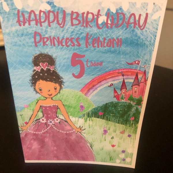 Princess and the Pea Print UNFRAMED Picture, Girl's Nursery Art, Modern ...