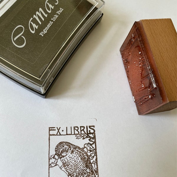 EXLIBRIS,BIRD FLOWER, Ex Libris Stamp, Exlibris Stamp, Exlibris Stamp ...