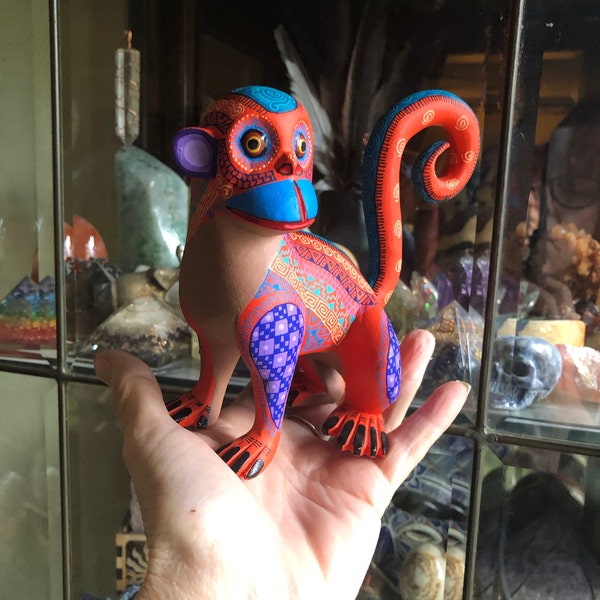 Alebrije Ram Oaxacan Wood Carving Hand Painted Mexican Craft Home Decor ...