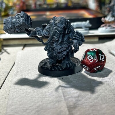 Monkey Mortar 32mm/54mm Scale Miniature with Dnd 5ed. Stats Cobramode ...