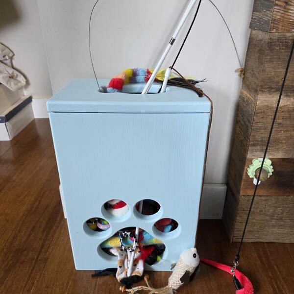 Cat Toy Storage Play Center - Etsy