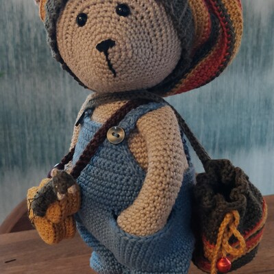 Pattern Crochet Clothes for Teddy Bear. - Etsy