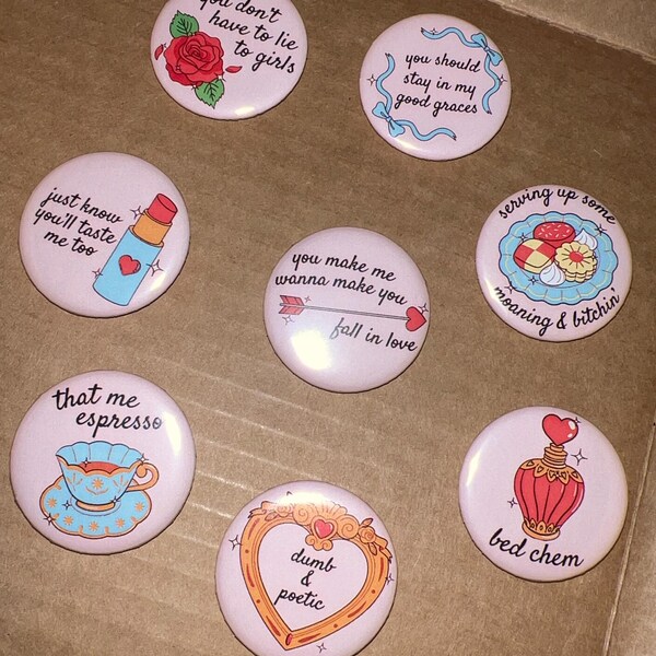 Wicked Buttons - Set of 6 Wicked Inspired Pins - Etsy