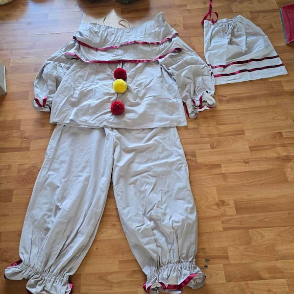 Clown Corset Harlequin Blue and Red Circus Outfit Cottagecore Romantic ...