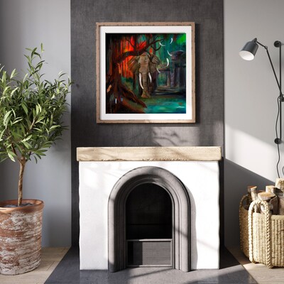 Round Frame Mockup. - Etsy