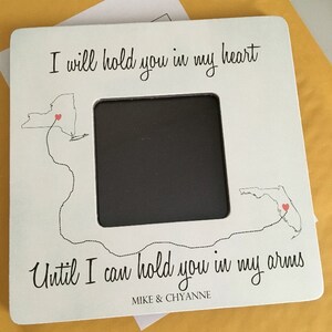 Long Distance Love Picture Frame Long Distance Relationship Gift for ...