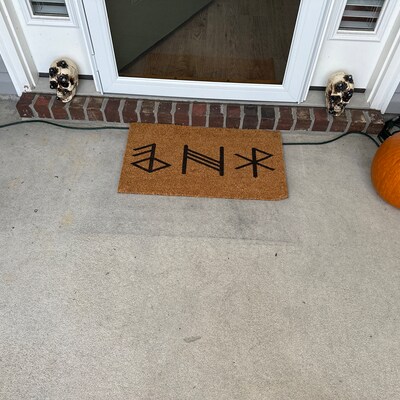 Buffy the Vampire Inspired Door Mat Welcome to the Hellmouth - Etsy